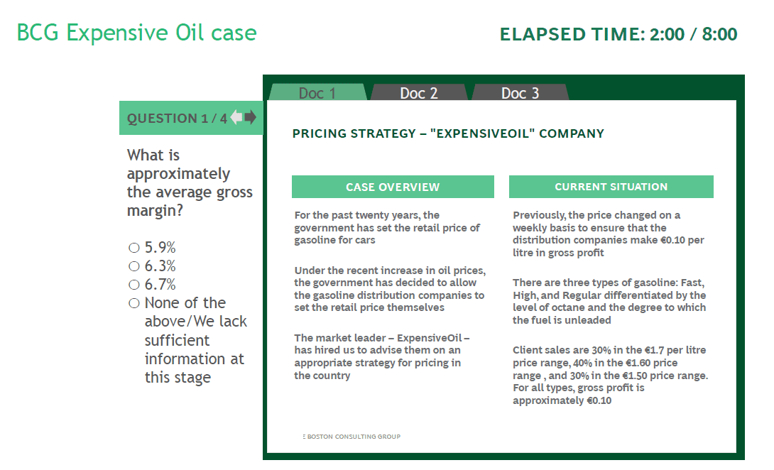 BCG Online Case - Practice Examples & Preparation Tips (2020)